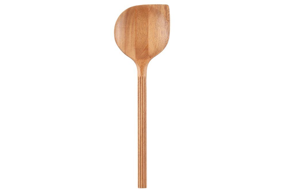 Groove tresleiv, rund, i akasie 30 cm | Plukkselv.no